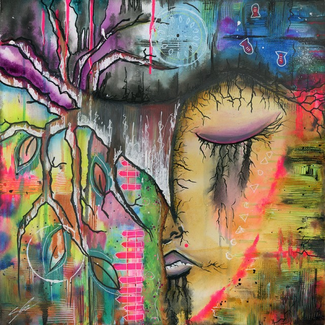 Marmont Hill, "Buddhist" by Sloane Kady Painting Print on Wrapped ...