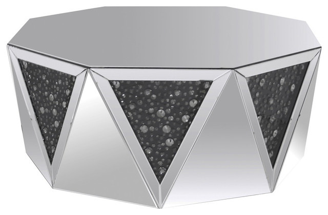 Noor Mirrored Coffee Table - Contemporary - Coffee Tables - by ...