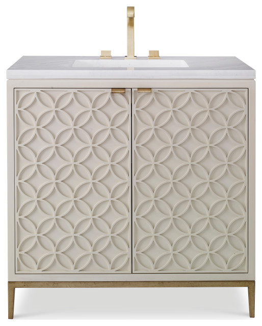 Ambella Home Collection Italian Sink Chest Linen - Contemporary ...