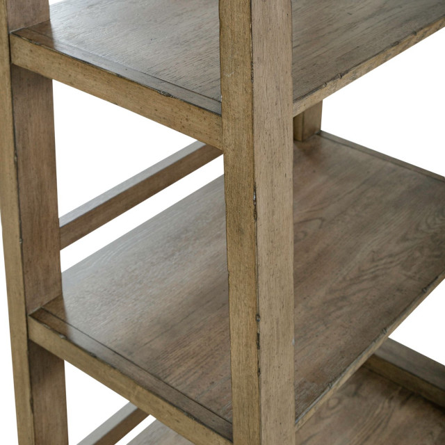 Meadow Farmhouse style Leaning Pier Bookcase - Traditional - Bookcases ...