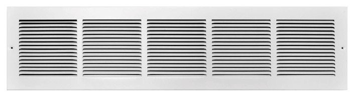 Truaire Baseboard Return Air Grille, 30"x6", White - Contemporary ...