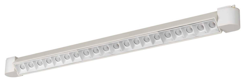 White Casted Alumimum Linear Dimmable Track Heads With Lutron Brand ...