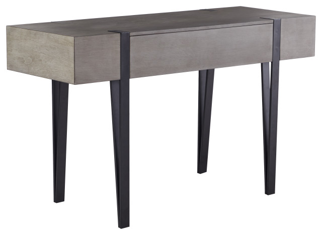 Carter Sofa Table, Gray - Industrial - Console Tables - by Abbyson ...