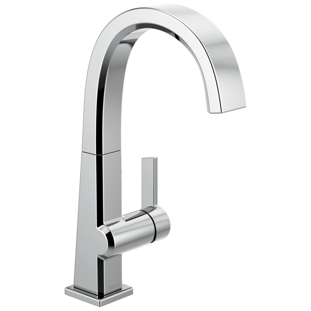 Delta Pivotal Single Handle Bar Faucet, Chrome, 1993LF - Contemporary ...