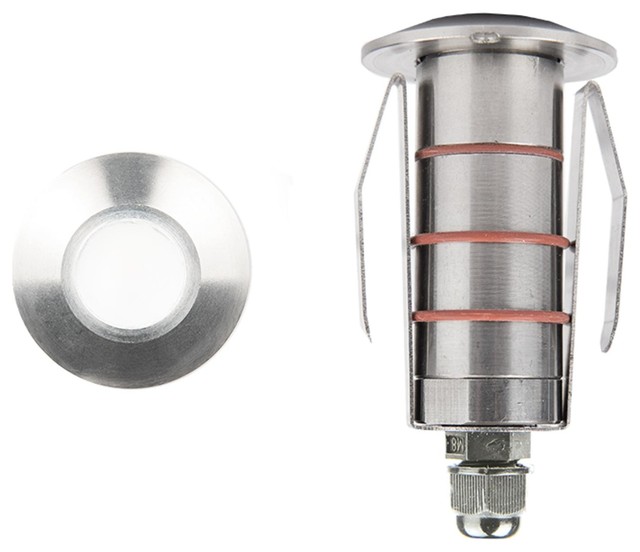 WAC Lighting LED 1" 12V Indicator Light, Stainless Steel - Landscape ...