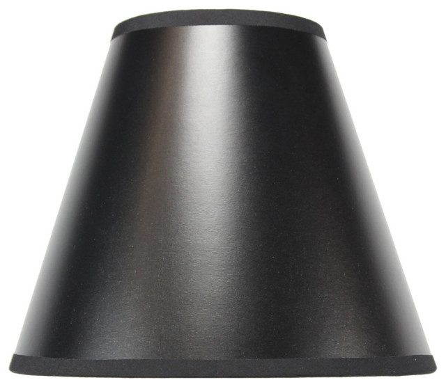 5x10x8.5" SLIP UNO FITTER Black Parchment Empire Lampshade ...