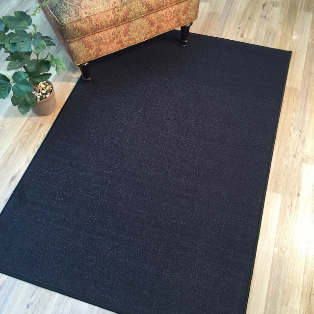 Hamam Non-Skid Rubber-Back Area Rug, 0.25"x39", 3'3"x5' - Contemporary ...