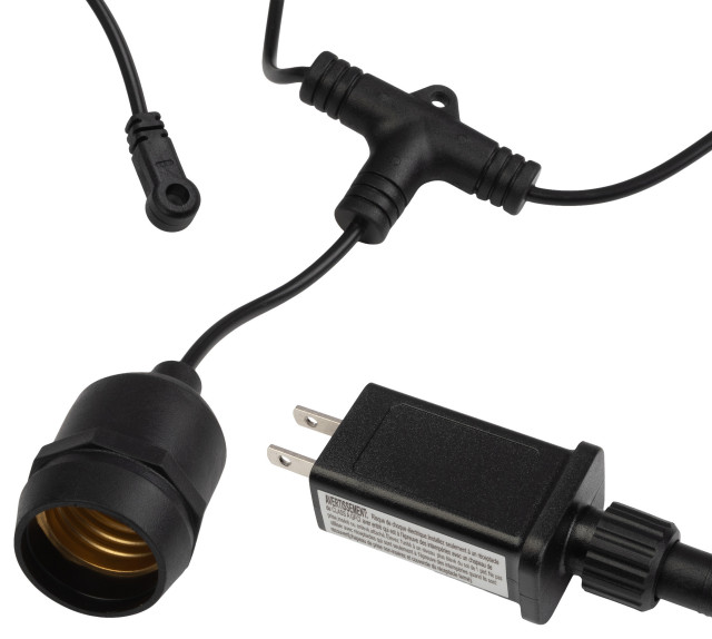 Pure Garden 40FT Outdoor String Lights - Modern - Outdoor Rope And ...