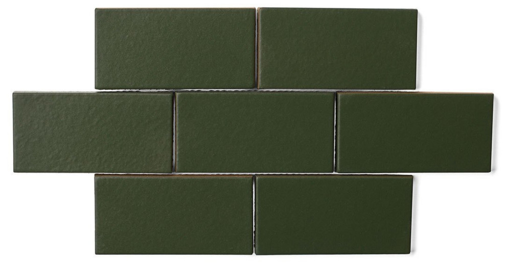Need help choosing grout for hunter green tile | Houzz Forum