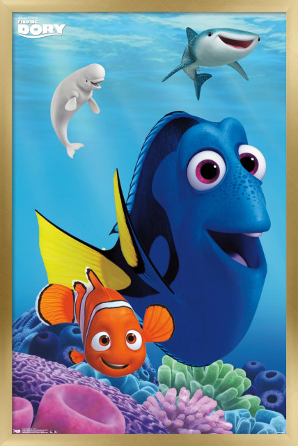 Disney Pixar Finding Dory - Dory, 14.725" x 22.375" - Beach Style ...