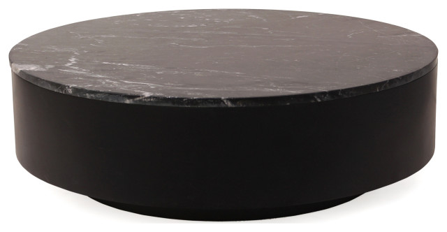 Ritual Black Marble Coffee Table - Transitional - Coffee Tables - by ...