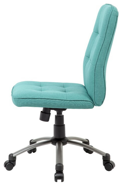 Upholstered Adjustable Height Task Chair - Contemporary - Office Chairs ...