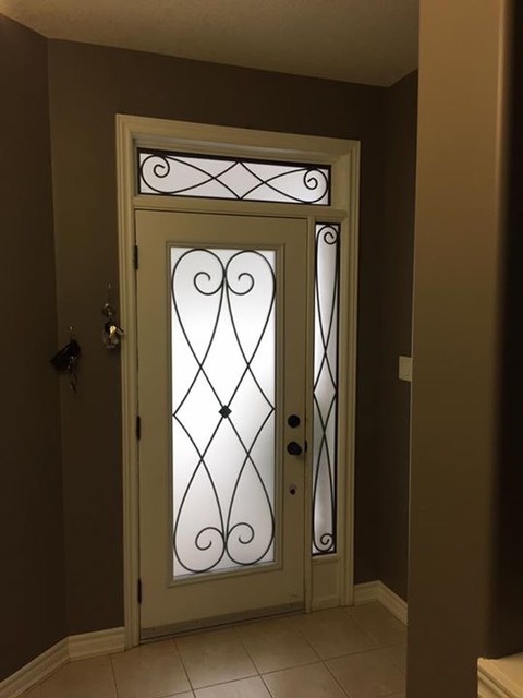 Decorative Glass Exterior Door Inserts | Shelly Lighting