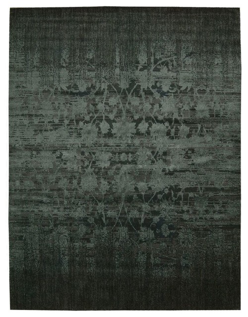 Nourison Nightfall Hunter Green Area Rug 5'6"x8', 5'6"x8 ...