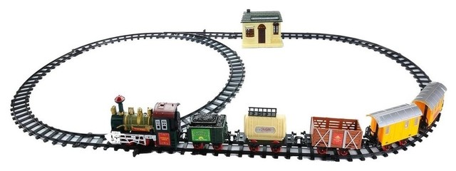 18-Battery Operated Animated Continental Train Set With Sound ...