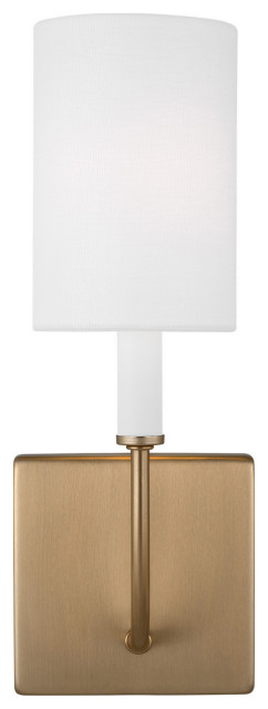 Greenwich LED Bath Wall Sconce, Satin Brass - Transitional - Bathroom ...