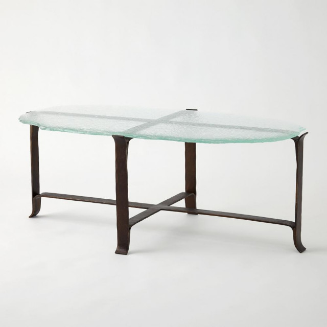 Melting Glass Bronze Cocktail Table - Transitional - Coffee Tables - by ...