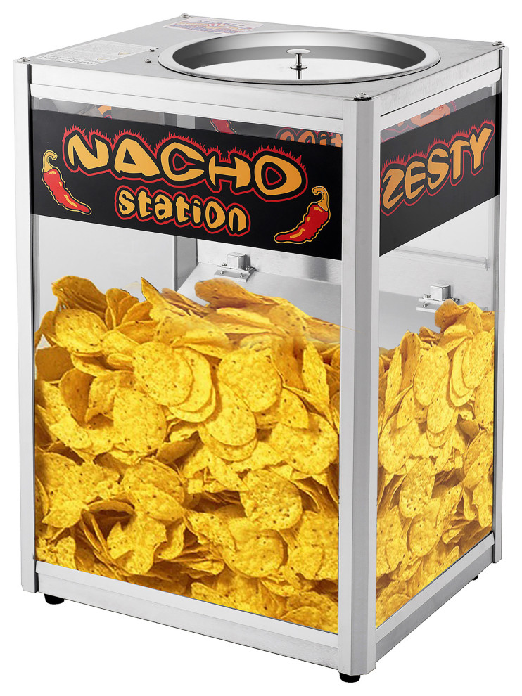 Nacho Machine Food Warmer Steel Countertop Display Case, Merchandiser ...