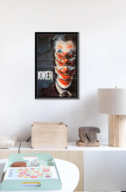 Joker Joaquin Phoenix signed movie poster, 27x40 inches - Contemporary ...