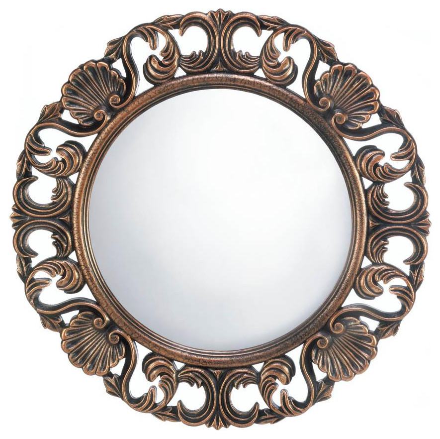 HEIRLOOM ROUND WALL MIRROR - Victorian - Wall Mirrors - by VirVentures ...