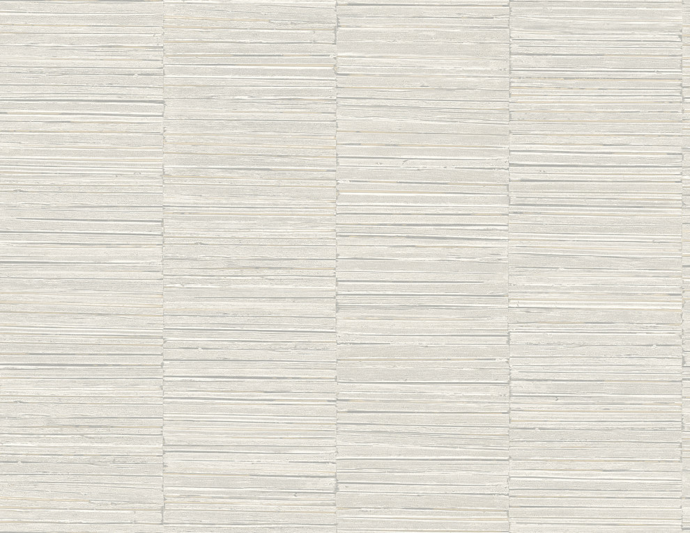 Jenga Light Grey Striped Column Wallpaper - Contemporary - Wallpaper ...