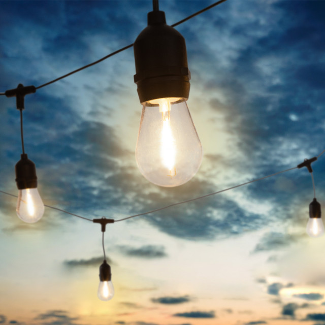 Pure Garden 40FT Outdoor String Lights - Modern - Outdoor Rope And ...