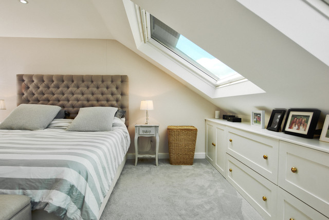 Bright loft with large Velux Window - Modern - Bedroom - London - by ...