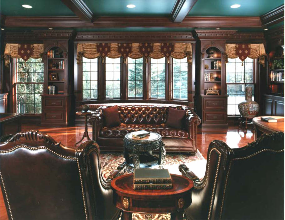 Luxury Library - Victorian - Home Office - Chicago - by McNulty Design ...