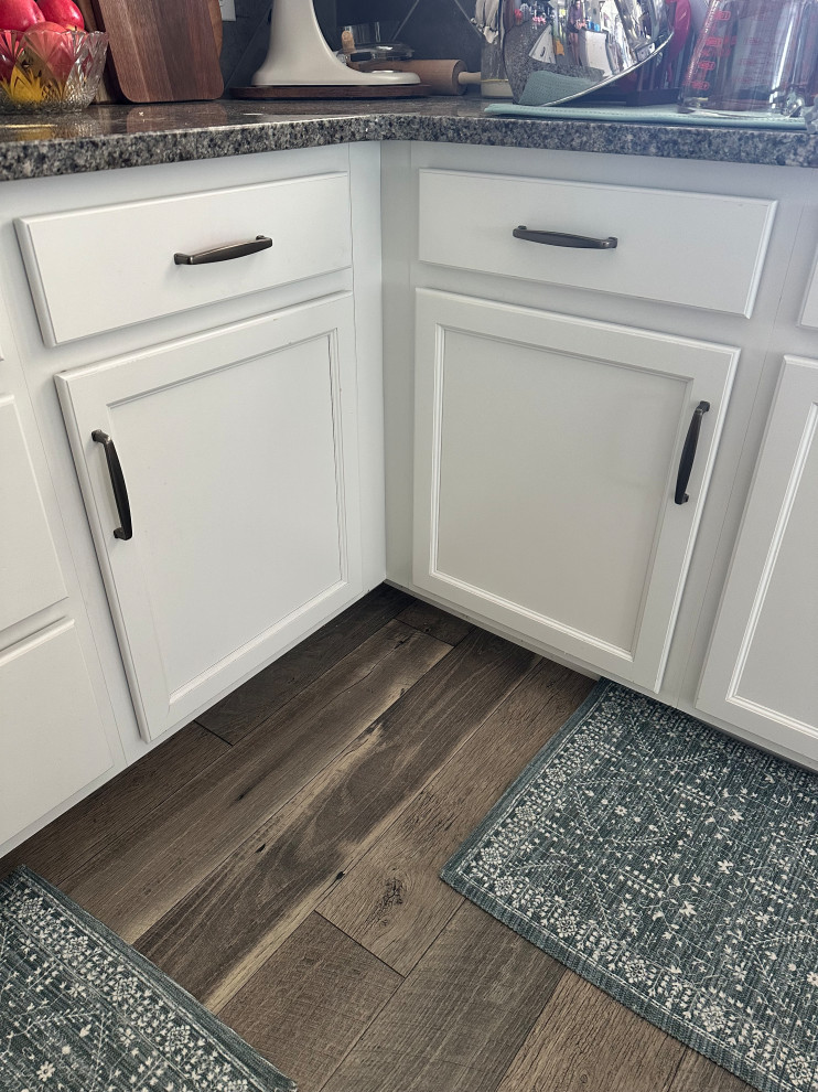 Converting Dead Space in existing base cabinets to a L-shaped corner?
