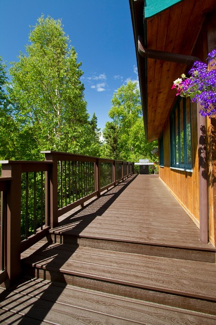 Interconnected Carport, Side and Back Decks Featuring Under Deck ...