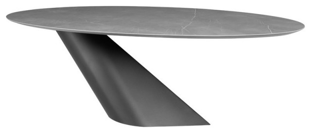 Aero Dining Table Gray Ceramic 78" - Modern - Dining Tables - by V.S.D ...