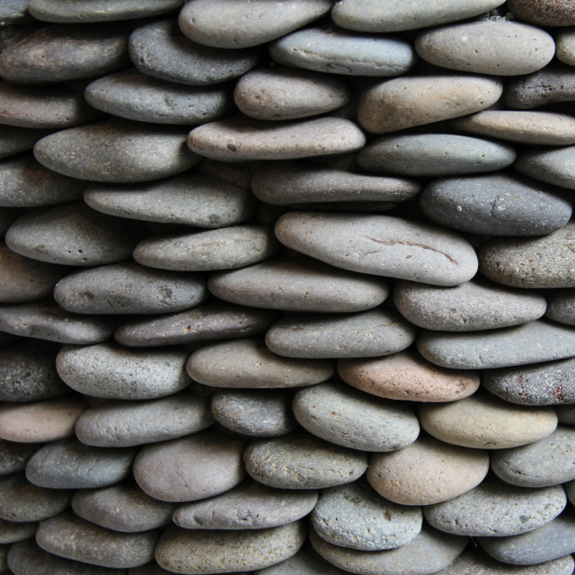 Stacked Pebble Planter Medium - Contemporary - Outdoor Pots And ...