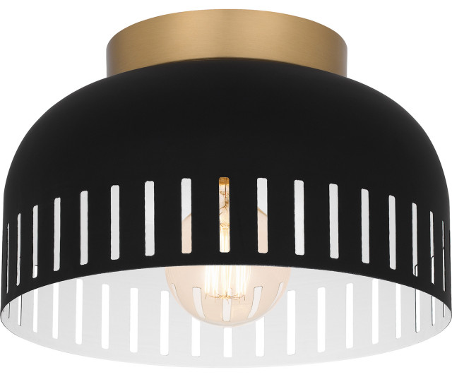 Quoizel QFL6208 Keagan 11"W Semi-Flush Ceiling Fixture - Contemporary ...