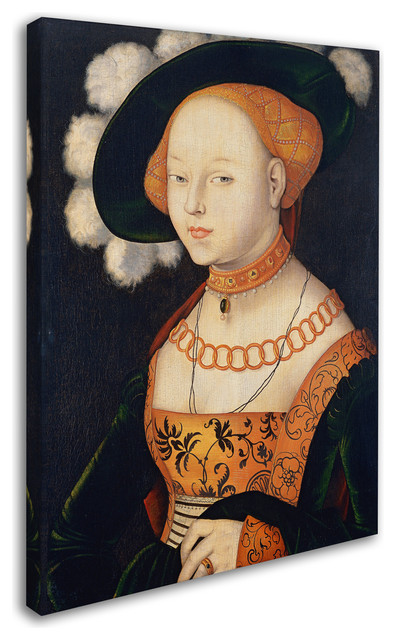 Hans Baldung Grien 'Portrait Of A Lady' Canvas Art, 32"x24 ...