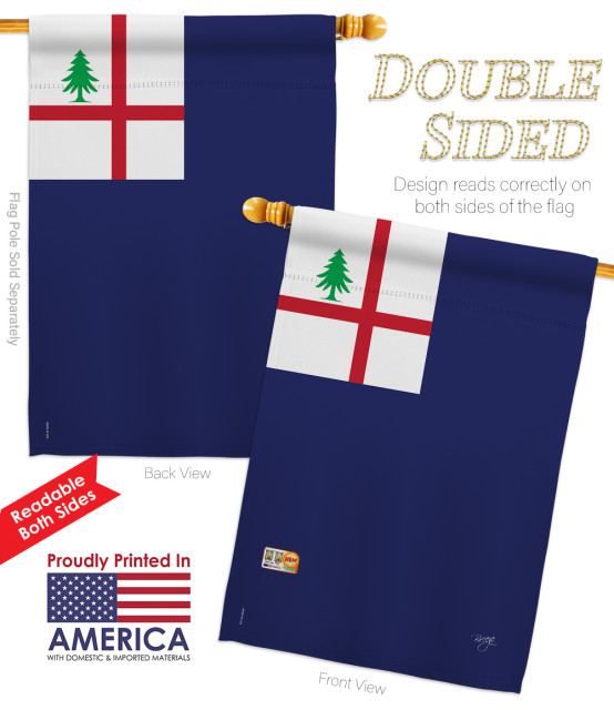 Bunker Hill Americana Historic House Flag Set, 28" X 40" X 0.1 ...