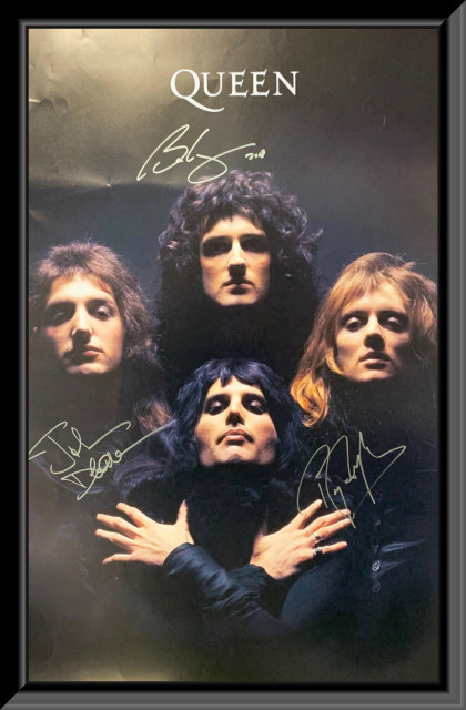 Queen signed poster, 27x40 inches - Contemporary - Prints And Posters ...