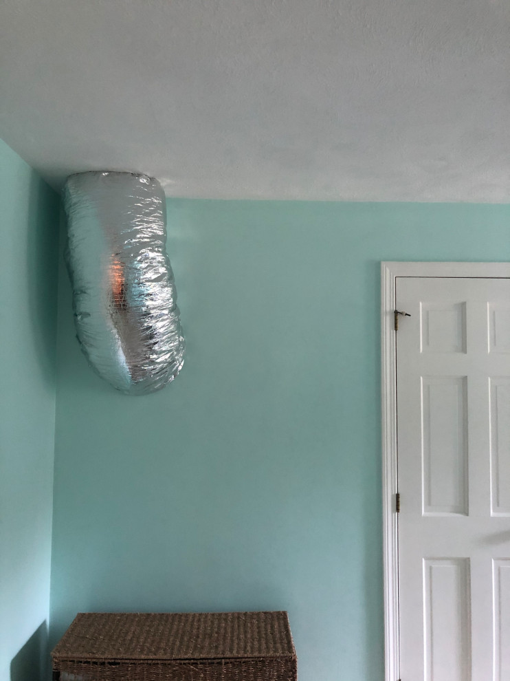 Design ideas for covering AC duct work in bedroom