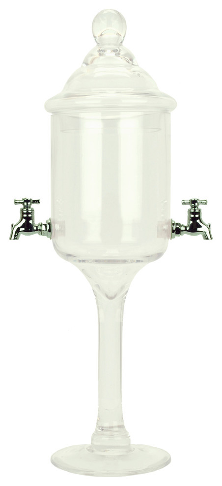 Glass Absinthe Fountain, 2 Spout - Traditional - Beverage Dispensers ...