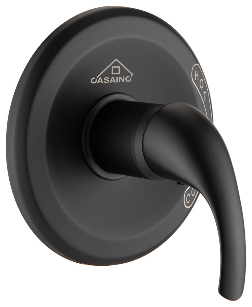 Single-Function Shower Mixer Valve Wall Mount Brass Faucet Fixtures ...