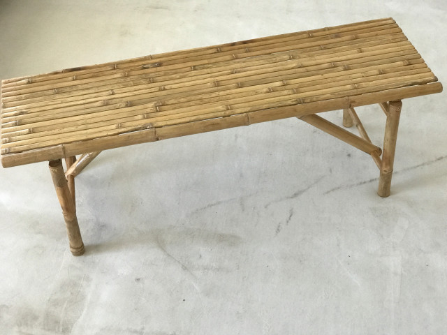 Bamboo Folding Bench - Asian - Outdoor Benches - by STATRA | Houzz