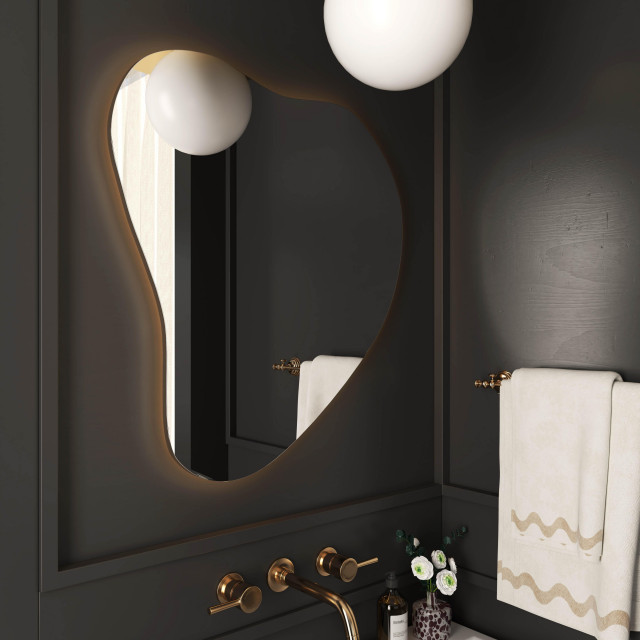 Phoebe LED Teardrop Wall Mirror - Mirror - Modern - Bathroom Mirrors ...