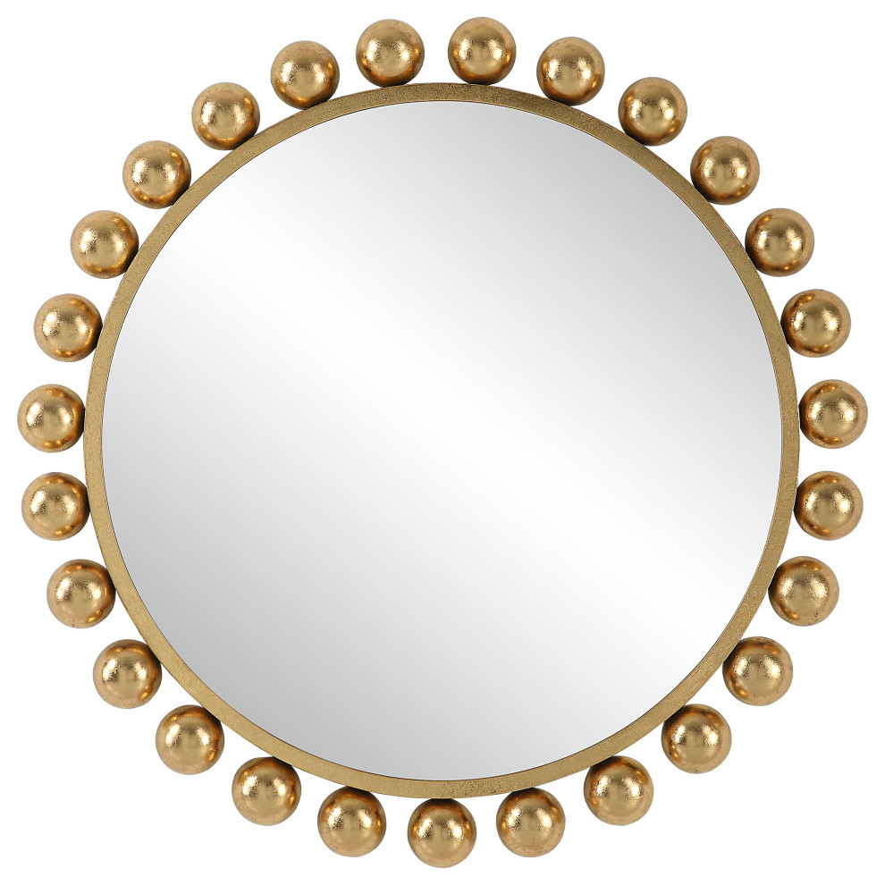 34" Hemisphere Round Mirror - Contemporary - Wall Mirrors - by ...