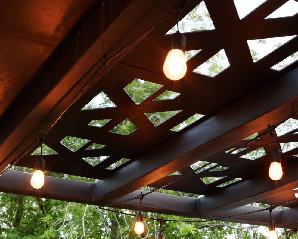 Bucktown Covered Rooftop Deck & Garden - Modern - Deck - Chicago - by ...