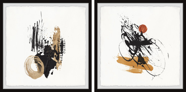 Direct Answer Diptych, Set of 2, 12x12 - Contemporary - Wall Accents ...