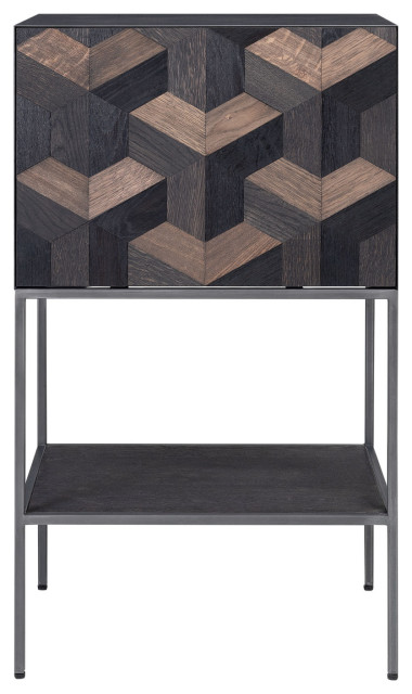 Oak Parquet Sideboard, Versmissen Illusion, Small - Contemporary ...