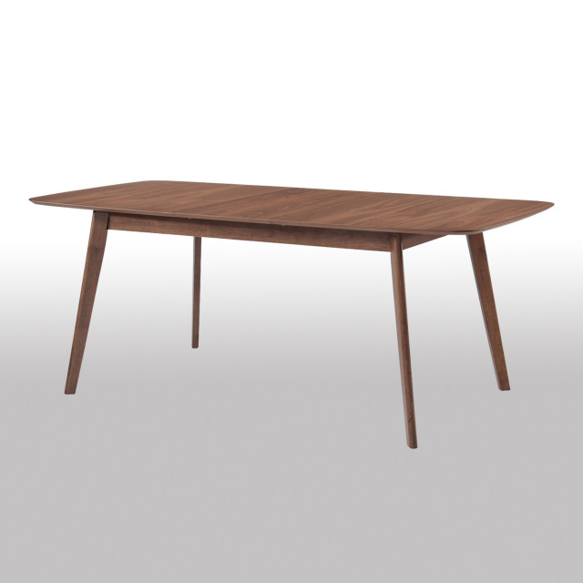 Rectangular Dining Table in Natural Walnut - Midcentury - Dining Tables ...