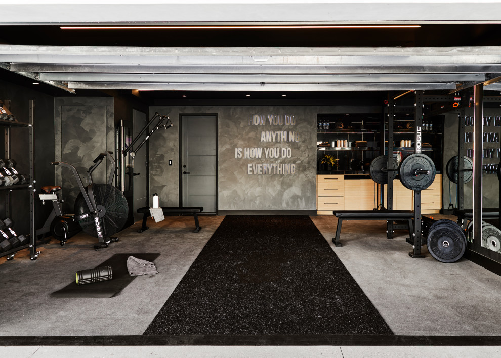 28th - Contemporary - Home Gym - Los Angeles - by Christine Vroom ...
