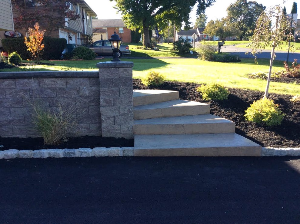 Front Yard Hardscape - Traditional - Landscape - Other - by Windy Hill ...