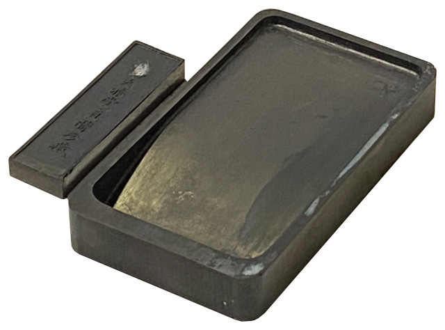 Oriental Asian Plain Rectangular Ink Stone Ink Well Dip Pad Hws3480 ...