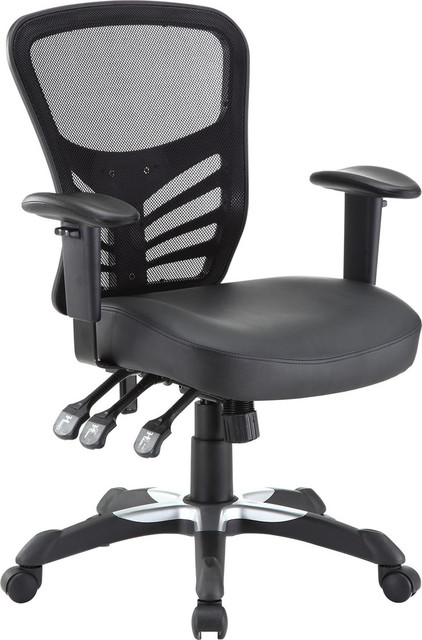 Madison Vinyl Office Chair - Contemporary - Office Chairs - by HedgeApple